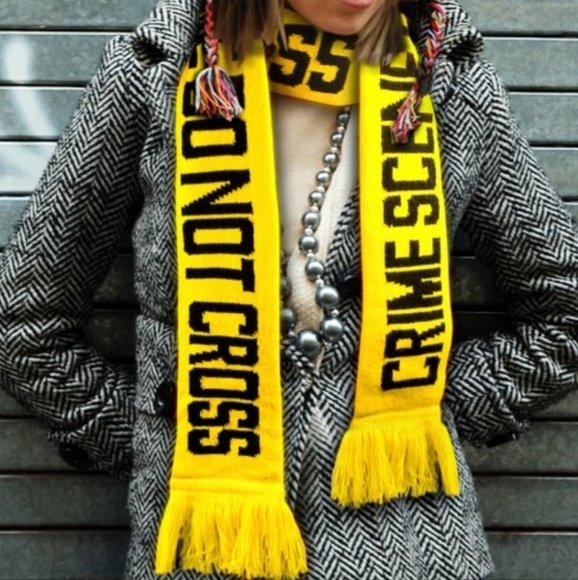 Fred & Friends | Accessories | Fred Friends Crime Scene Scarf | Poshmark